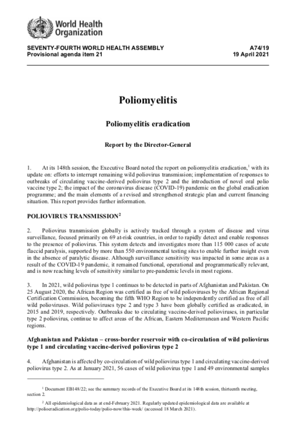 GPEI – Global Polio Eradication Initiative