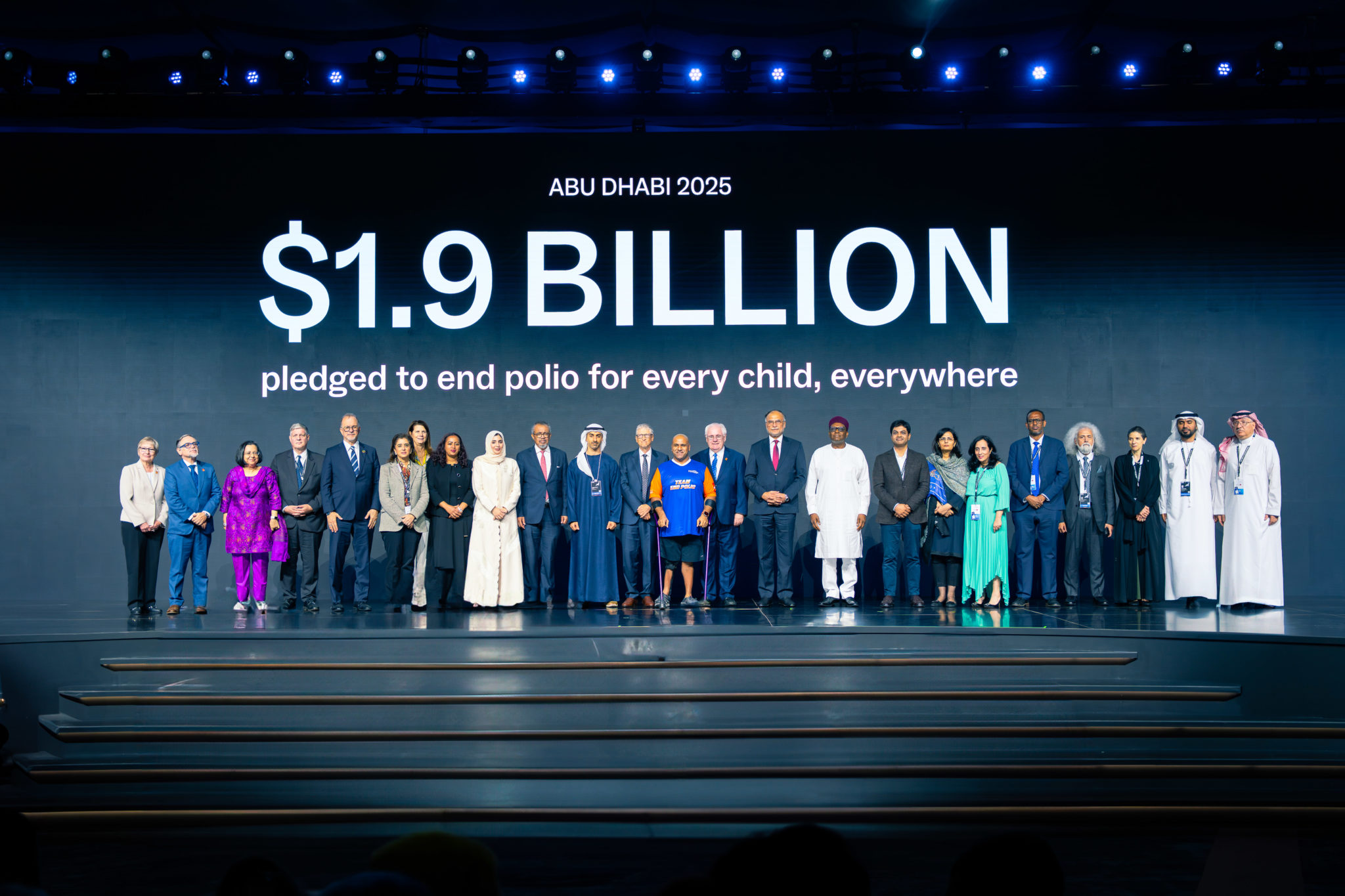 Global Leaders pledge US$ 1.9 billion in Abu Dhabi to End Polio and ...